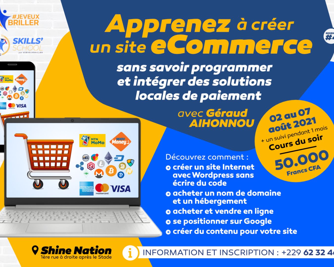Retour Sur La Formation Apprenez à Créer Un Site E Commerce Sans Savoir Coder • Light Innovation